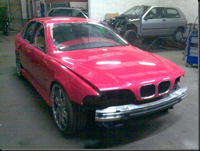 The Tuning Company - blog officiel: Pink E39 : Sortie de cabine